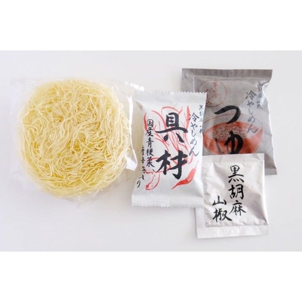 【日本代購】茅乃舍季節限定黑芝麻山椒冷麵1人份 - 日本藥妝、必買好物代標、代買-FunGoGo日本代購