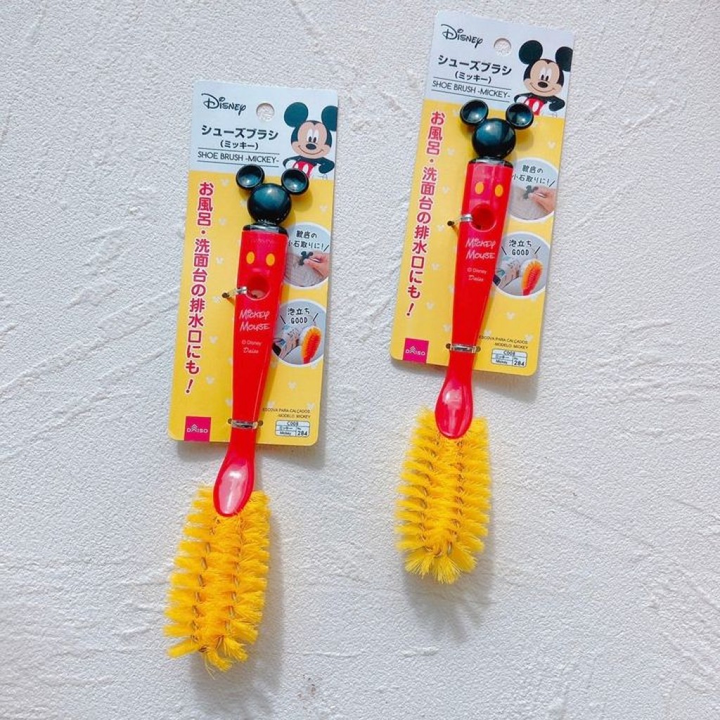 【日本代購】日本Daiso米奇造型多功能清潔刷 - 日本藥妝、必買好物代標、代買-FunGoGo日本代購