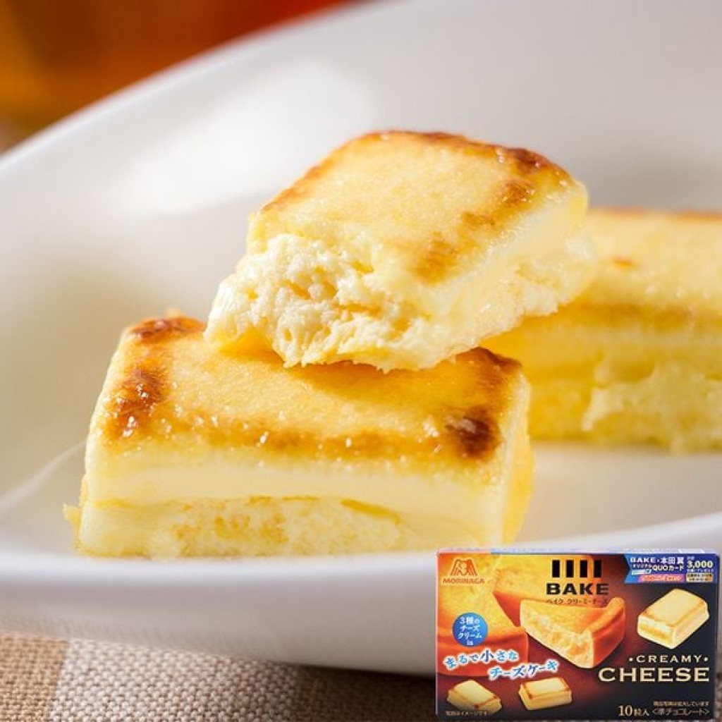 【日本代購】日本森永BAKE烤起司磚10入 - 日本藥妝、必買好物代標、代買-FunGoGo日本代購