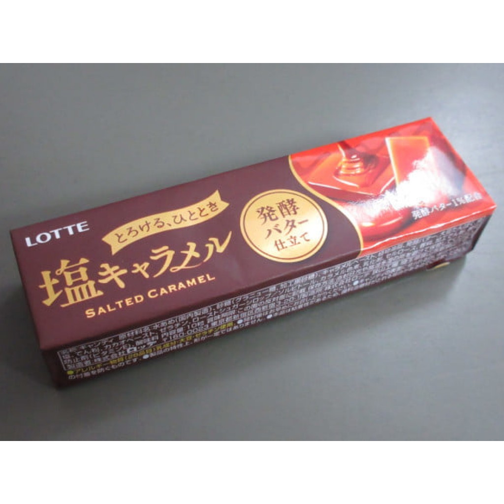 【日本代購】LOTTE焦糖塩味牛奶糖10粒入 - 日本藥妝、必買好物代標、代買-FunGoGo日本代購