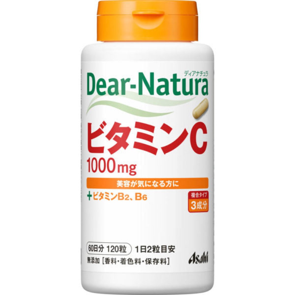 【日本代購】日本Asahi朝日Dear-Natura超高1000MG維他命C - 日本藥妝、必買好物代標、代買-FunGoGo日本代購