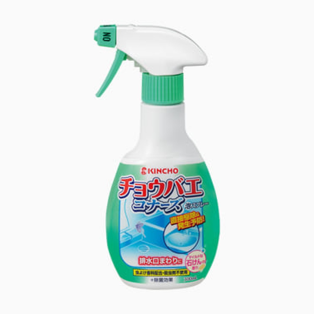 【日本代購】日本製KINCHO排水孔驅蟲泡沫噴霧300ml - 日本藥妝、必買好物代標、代買-FunGoGo日本代購