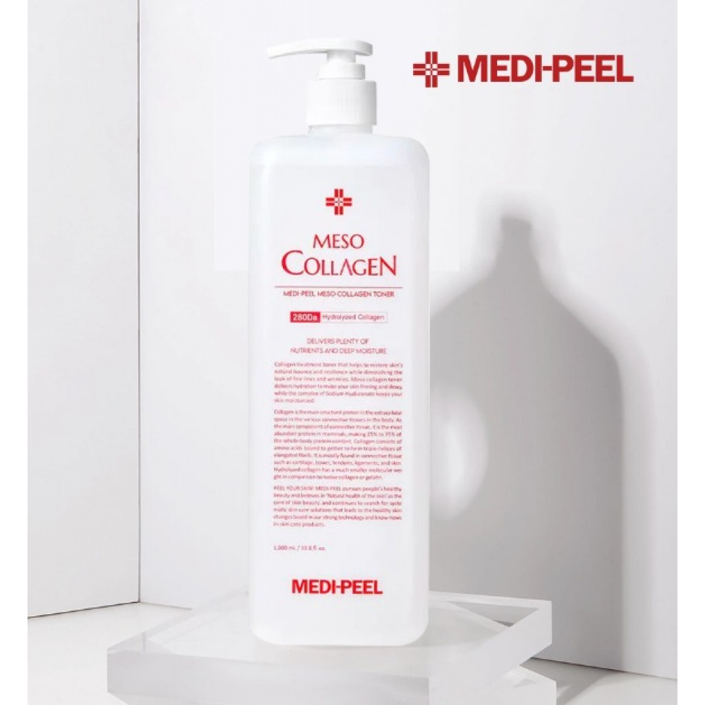 韓國Medi-peel玫瑰膠原蛋白化妝水1000ml - 日本藥妝、必買好物代標、代買-FunGoGo日本代購